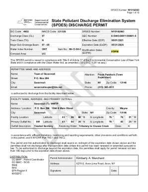 Fillable Online Draft SPDES Permit 8-5440-00011/00001-0. A draft DEC ...