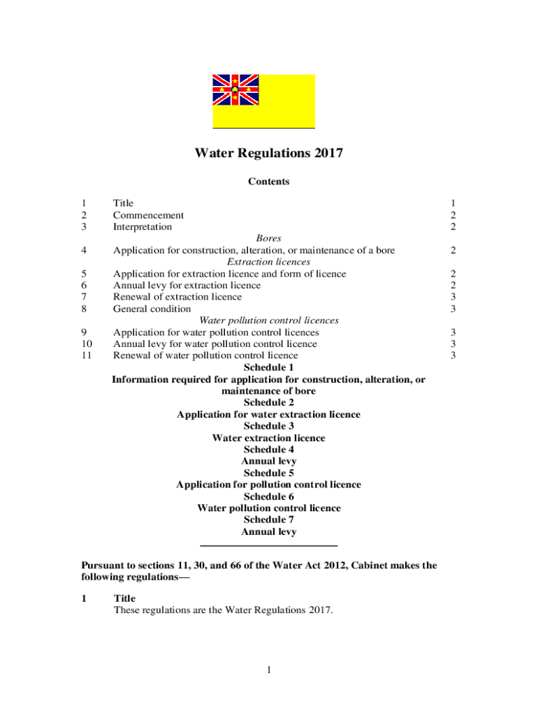 Fillable Online REGULATIONS FOR WATER WELL AND RELATED DRILLING Fax ...