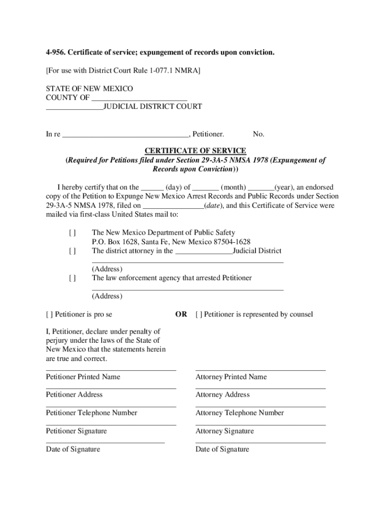 Fillable Online How do I expunge my record? Fax Email Print - pdfFiller