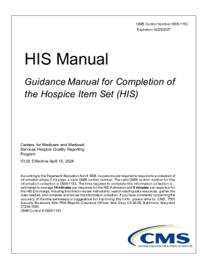 Fillable Online HIS Manual V3.02. Guidance Manual for Completion of the ...