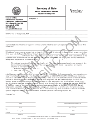 Fillable Online A Guide to: Illinois Second Division Motor Vehicles ...