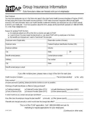 Fillable Online Employer-Sponsored Health Insurance Information Fax ...