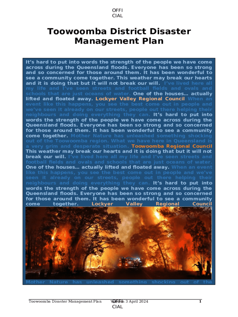 D.1.051 District Disaster Management Groups List Doc Template | pdfFiller