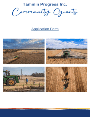 Community Crop - Application Doc Template | pdfFiller