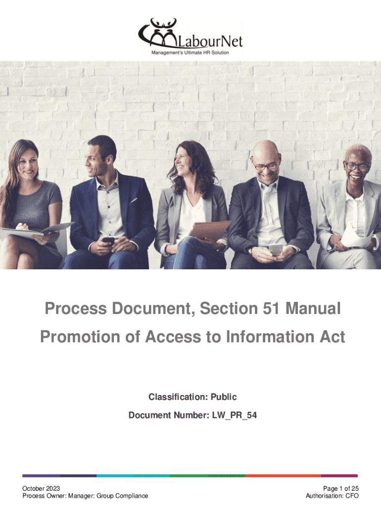 Fillable Online Process Document, Section 51 Manual Promotion of ... Fax Email Print - pdfFiller