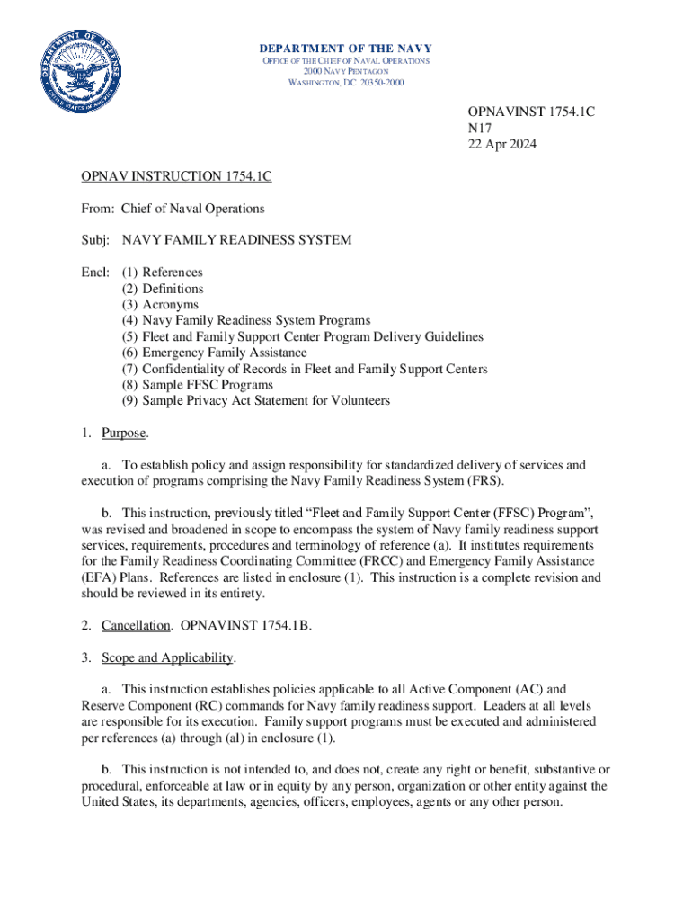 Fillable Online Subj: NAVY FAMILY READINESS SYSTEM Fax Email Print ...