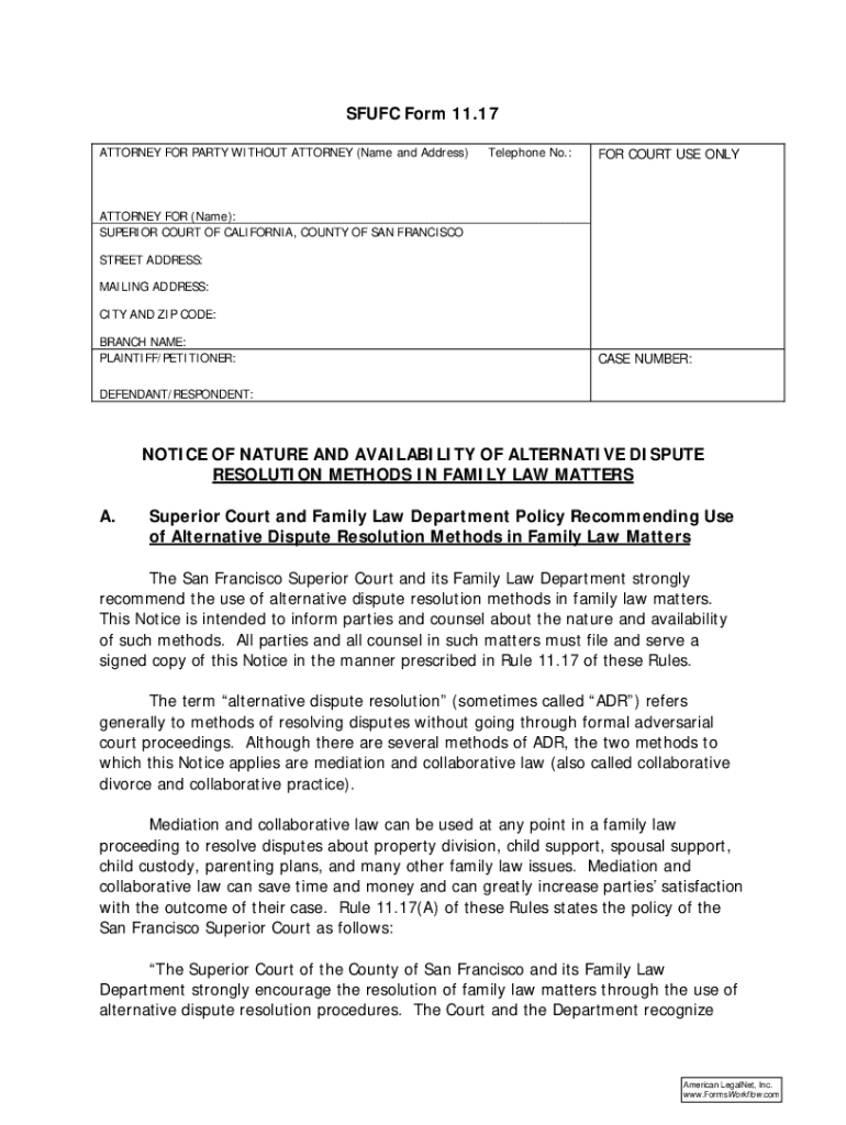 Sfufc 11 17 - Fill Online, Printable, Fillable, Blank | pdfFiller