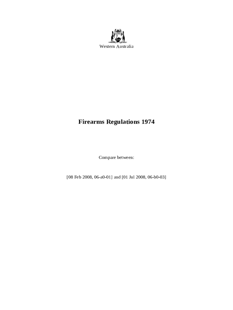 Firearms Legislative Review Doc Template | pdfFiller