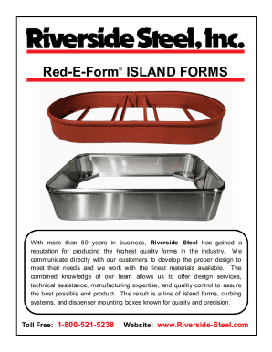 Fillable Online Riverside Island Forms BrochureRiverside Steel, Inc ...