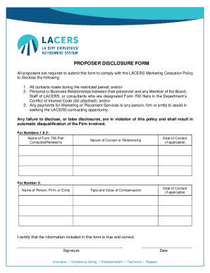 Fillable Online Contractor Disclosure Policy Reporting Form Fax Email ...