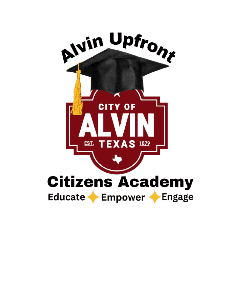 Fillable Online Alvin City Mayor's Office, 216 W Sealy St, Alvin, TX ...