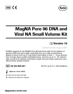 Fillable Online MagNA Pure 96 DNA and Viral NA Small Volume Kit Fax Email Print - pdfFiller