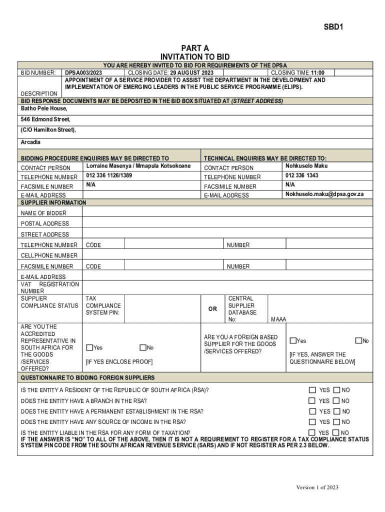Fillable Online Tender bulletin 2927 Fax Email Print - pdfFiller