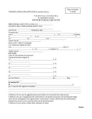 Asta con o senza incanto: che differenza c'? Doc Template | pdfFiller
