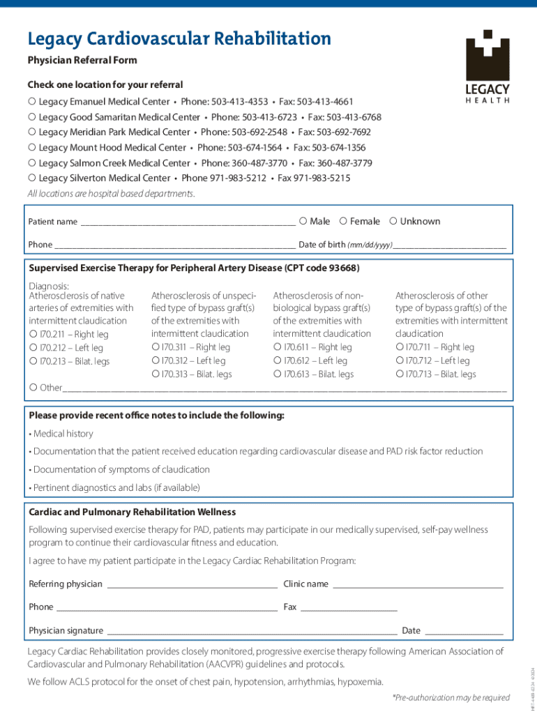 Fillable Online Fillable Online Cardiac rehabilitation physician ...