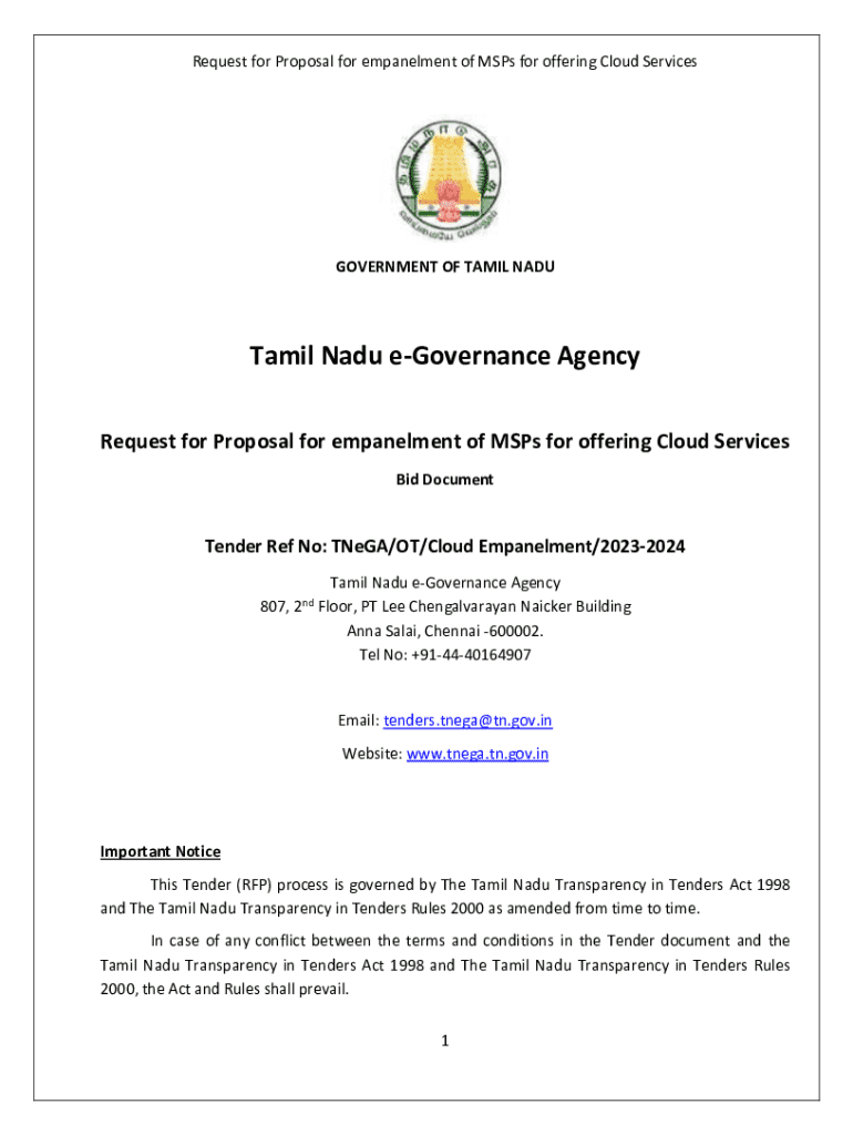 Fillable Online Request for Proposal for empanelment of MSPs for offering ... Fax Email Print ...