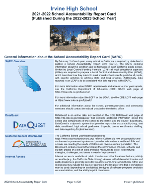 Fillable Online Irvine High School opened its doors in 1976 Fax Email ...