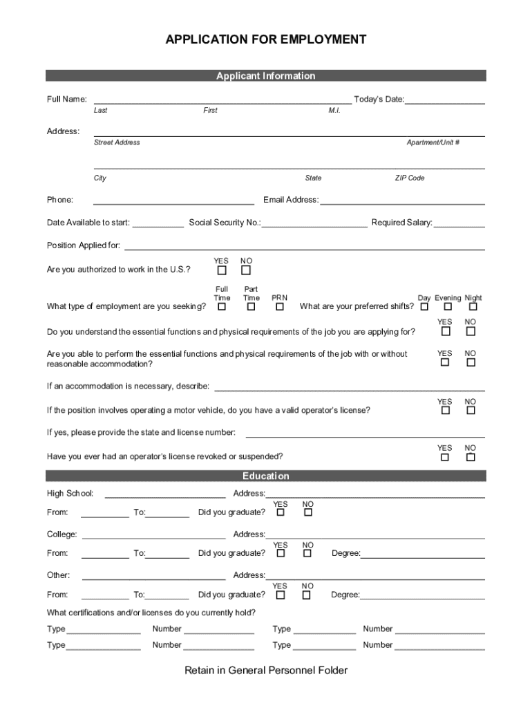 Fillable Online How to Prepare a Job Application Package - DGS - CA.gov ...