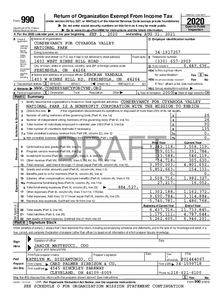 Fillable Online Conservancy-Form-990.pdf Fax Email Print - pdfFiller
