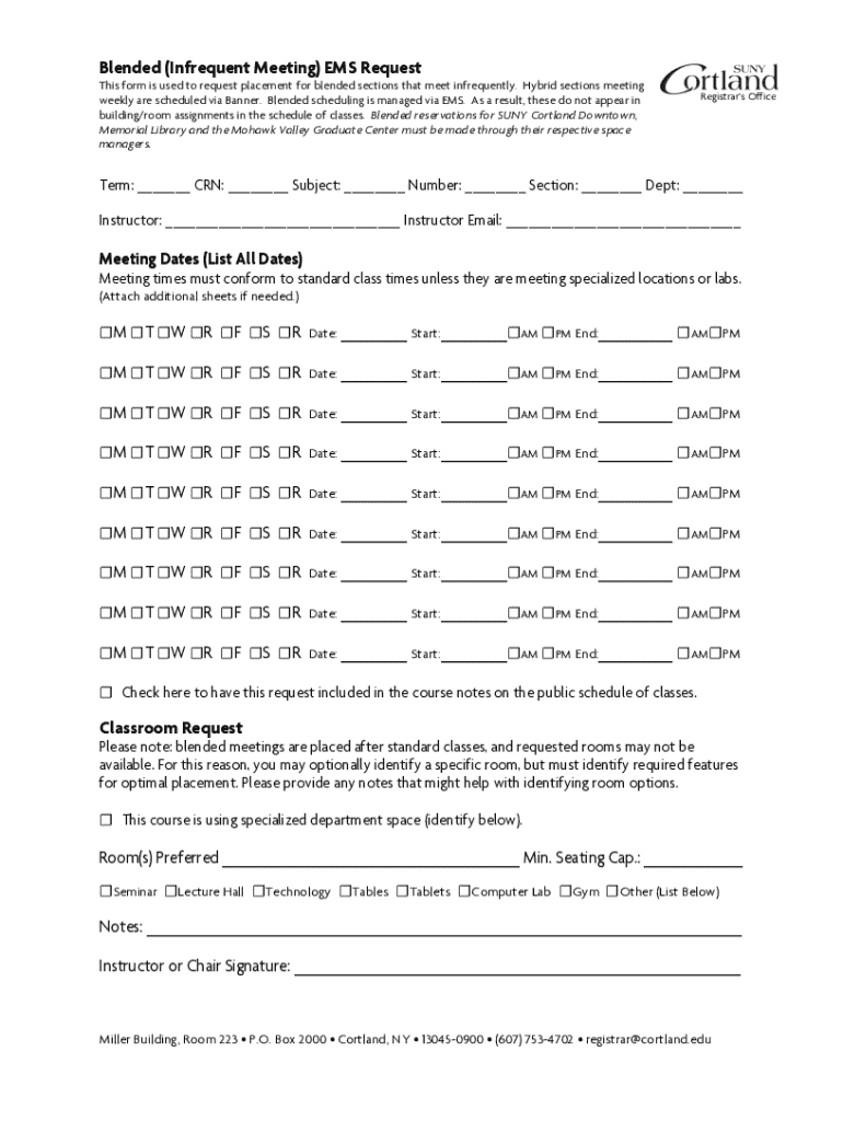 Fillable Online www2 cortland ems-and-outlook-space-scheduling-best-practices.pdf Fax Email ...