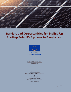 Fillable Online Barriers and Opportunities for Scaling Up Rooftop Solar PV Systems ... Fax Email ...