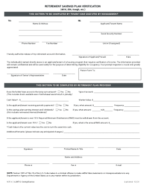 Fillable Online Tenant Income Questionnaire Certification Instructions ...