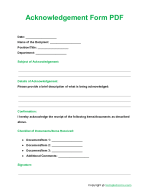 Fillable Online Notary Acknowledgment Form Template Fax Email Print - pdfFiller