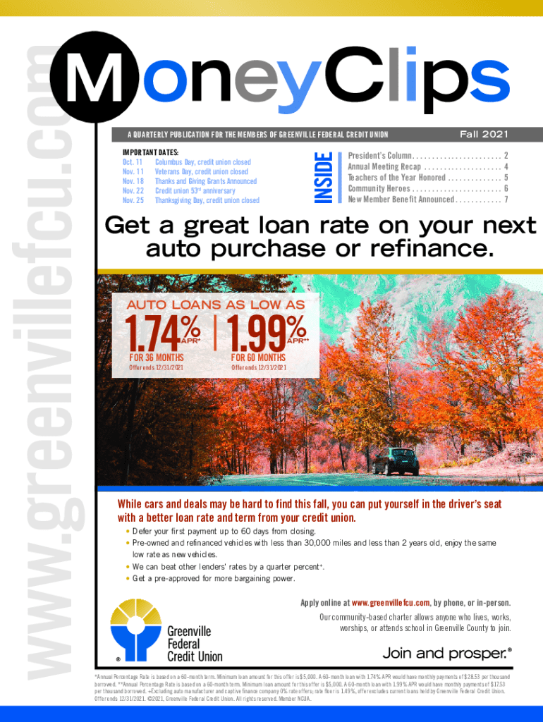 Fillable Online Your Credit Union will be closed Monday, January 1 for ...