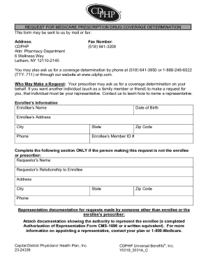 Fillable Online 2023 Medicare Coverage Determination Request Form.pdf ...