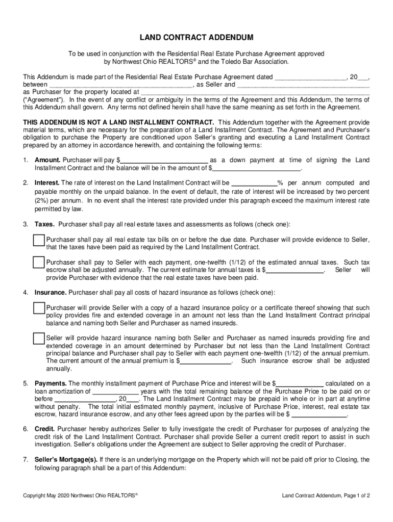 Fillable Online CLOSING AFFIDAVIT ADDENDUM Fax Email Print - pdfFiller