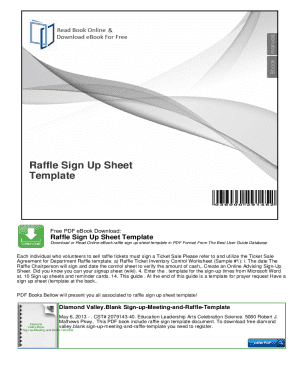 Fillable Online FREE 10+ Sample Raffle Sheet Templates in PDFMS Word ...