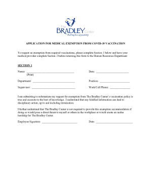 Fillable Online HR 419b - Vaccine Medical Exemption Form CMS Update Fax ...