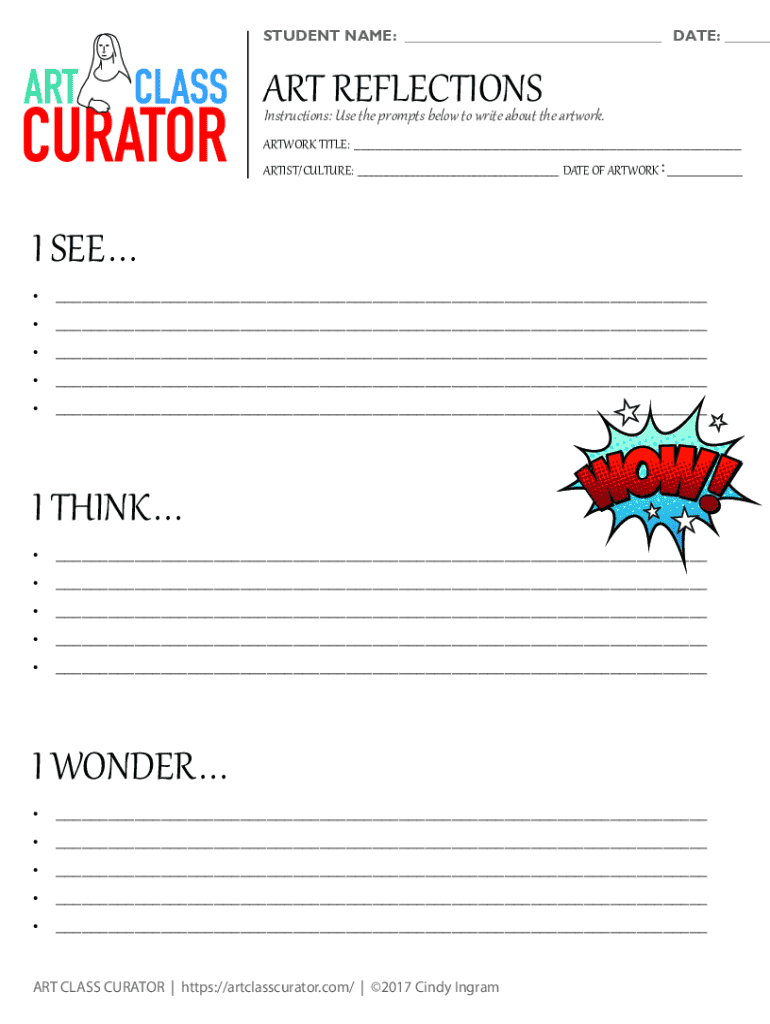 Fillable Online Art Appreciation Printable Worksheet Bundle Free! Fax Email Print - pdfFiller