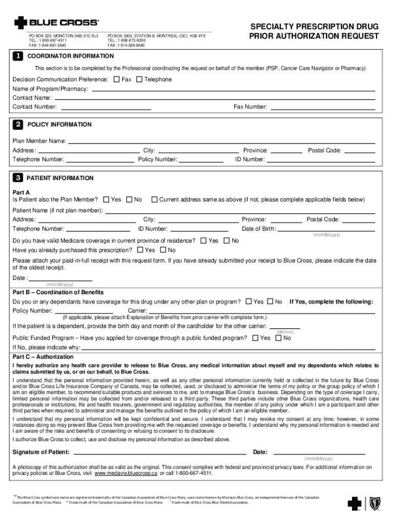 Fillable Online PRE-AUTHORIZATION REQUEST FOR ... Fax Email Print ...