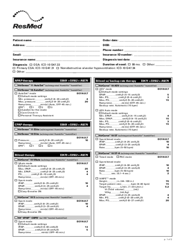 Fillable Online Certificate of Medical Necessity-Oxygen Instructions ...