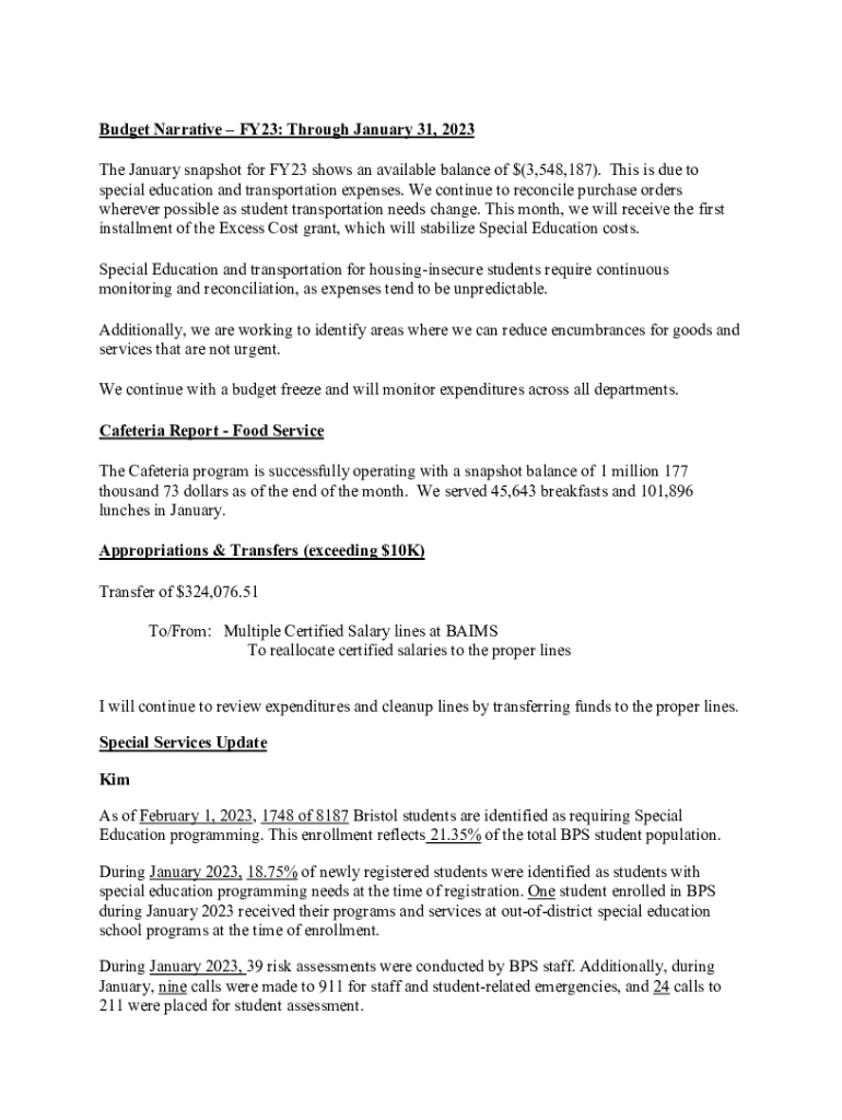 Fillable Online FY23 CPA Budget Narrative Template Fax Email Print ...