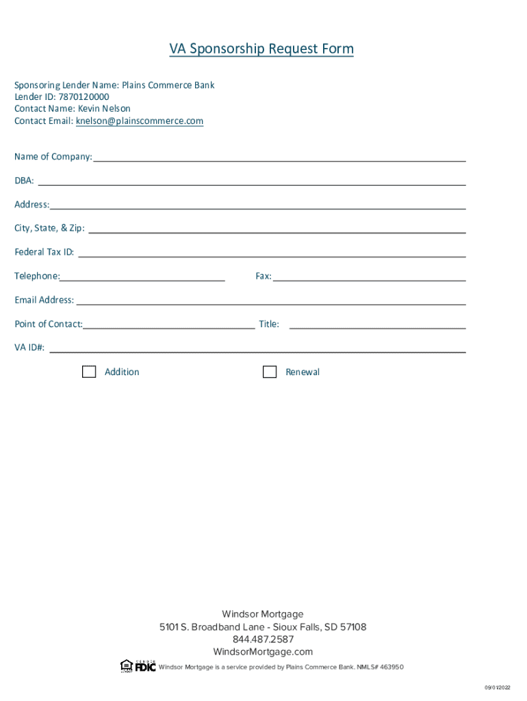 Fillable Online VA Sponsorship Approval Process Fax Email Print - pdfFiller