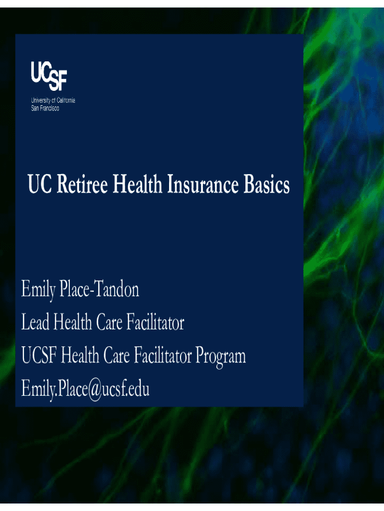 Fillable Online Health & welfareUCnet - University of California Fax ...