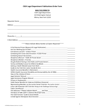 Fillable Online CSEA Membership Application Fax Email Print - pdfFiller