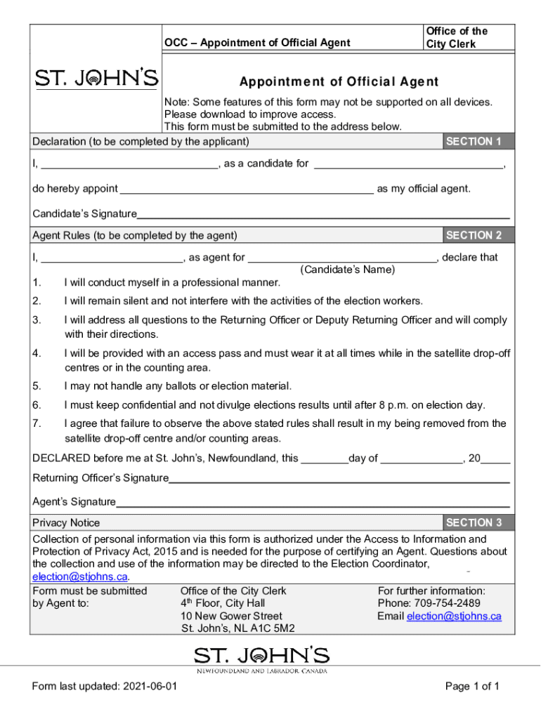 Fillable Online ElectionsCity of St. Johns, Arizona Fax Email Print - pdfFiller