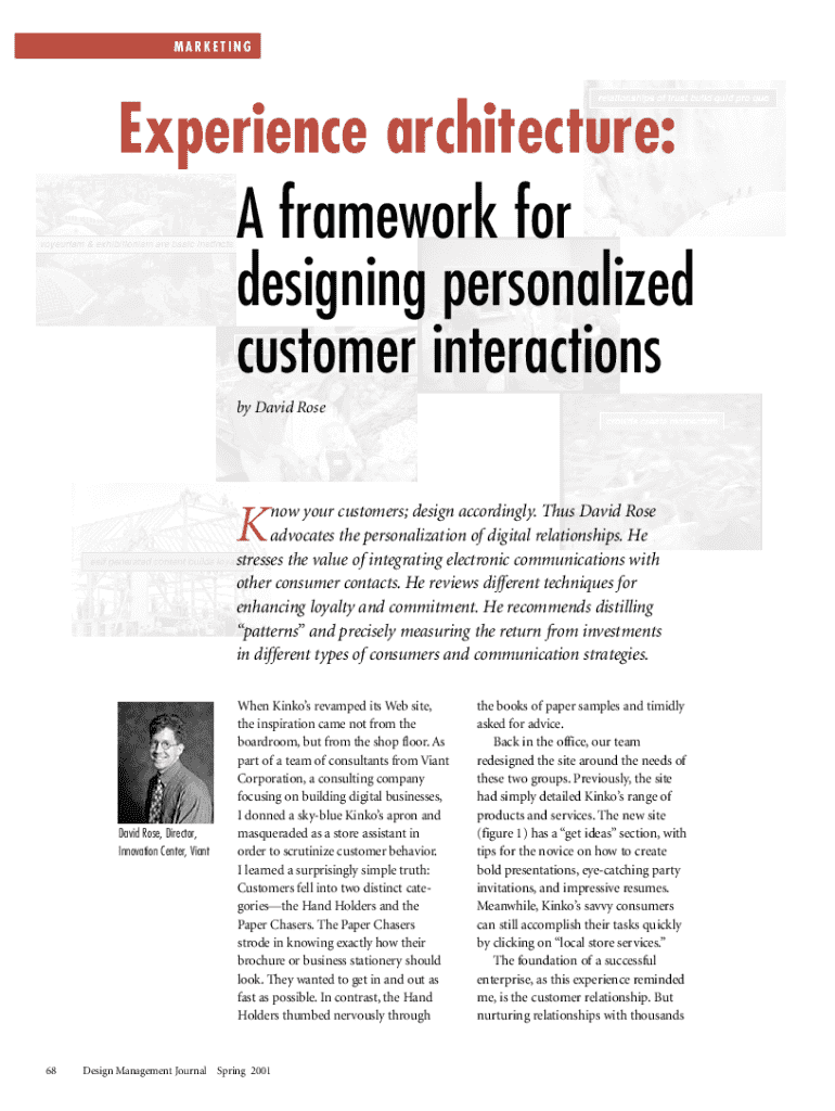Fillable Online How To Nail Down the End-To-End Personalized Marketing ...