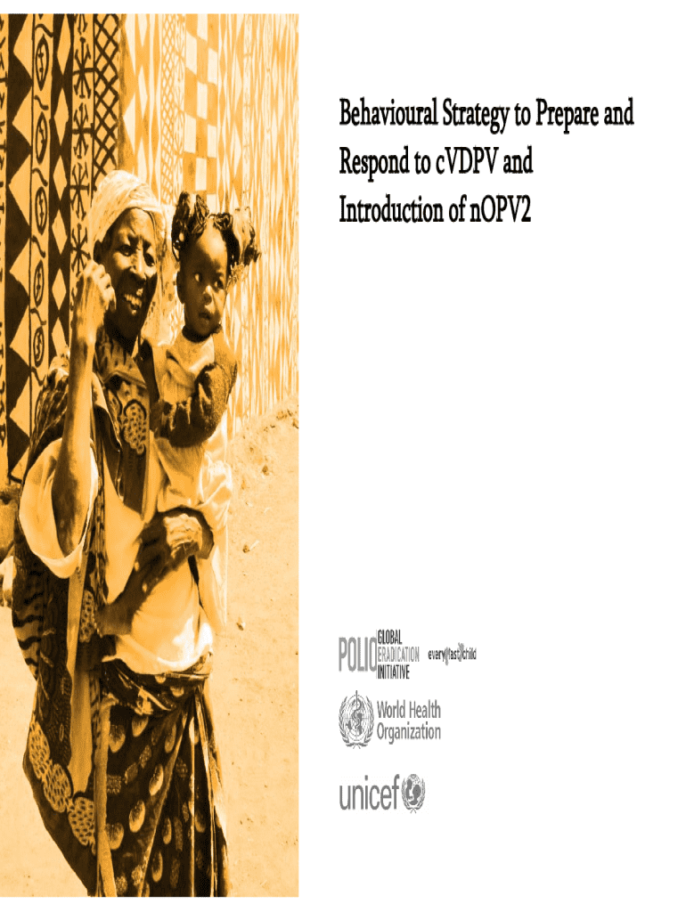 Fillable Online Behavioural Strategy to Prepare and Respond to cVDPV ...