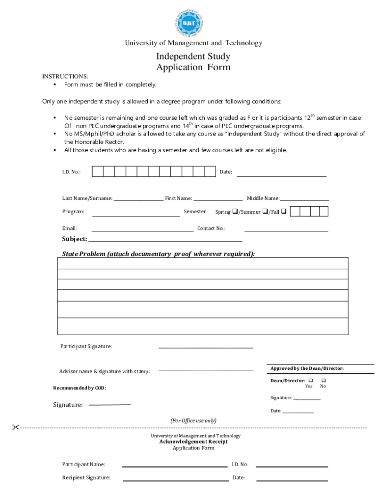 Fillable Online admin umt edu Distance Education: A NecessityRequest PDF Fax Email Print - pdfFiller