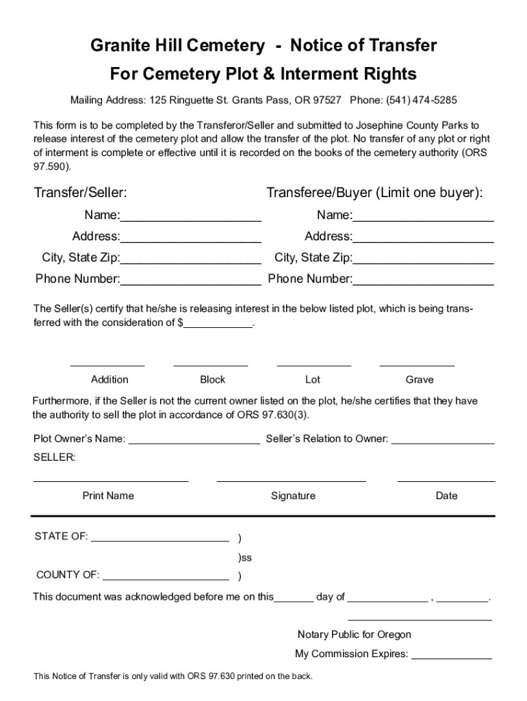 Fillable Online BURIAL REQUEST FORM Fax Email Print - pdfFiller
