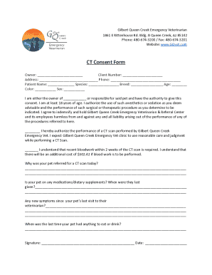 Fillable Online Ct Web Consent Form Fax Email Print - pdfFiller