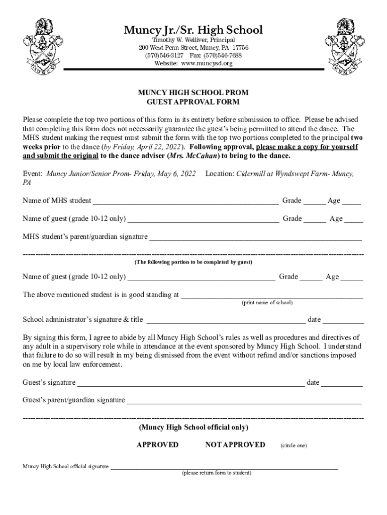 Fillable Online Principal's Office / Welcome Fax Email Print - pdfFiller