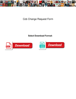 Fillable Online Ccb Change Request Form. Ccb Change Request Form ogden Fax Email Print - pdfFiller