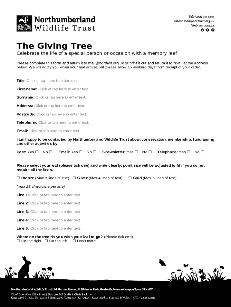 Somebody finally fixed the ending of The Giving Tree. Doc Template | pdfFiller
