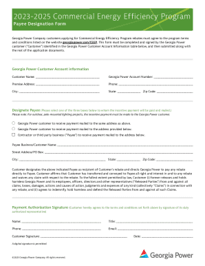 Fillable Online Payee Designation Form Fax Email Print - pdfFiller