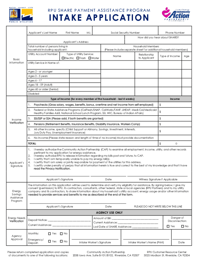 Fillable Online DOCUMENTS NEEDED FOR THE SHARE PROGRAM ( ... Fax Email ...